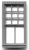 HO Scale – Framed Windows – Grandt Line Products