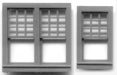 HO Scale – Framed Windows – Grandt Line Products