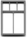 HO Scale – Framed Windows – Grandt Line Products